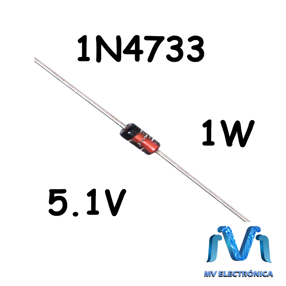 1N4733 DIODO ZENER 5.1V 1 WATT